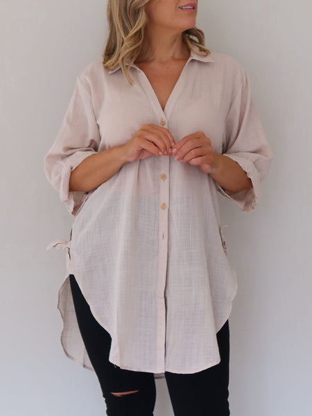 Cole Shirt - Natural – TSID Clothing