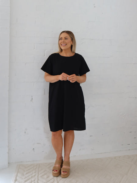 Kate Dress- Black – TSID Clothing