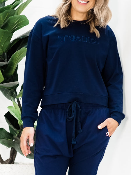 TSID Long sleeve basic - Navy – TSID Clothing